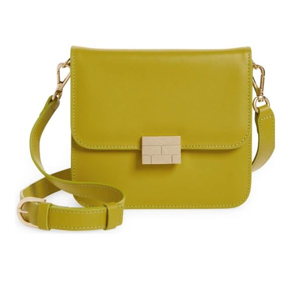 Frame Denim | Bags | New Frame Le Signature Mini Leather Crossbody Bag ...